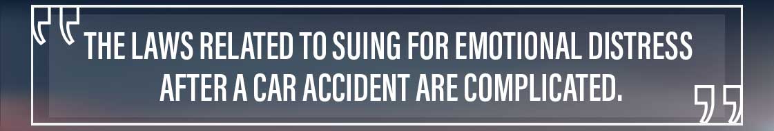 Emotional Distress Car Accident Compensation